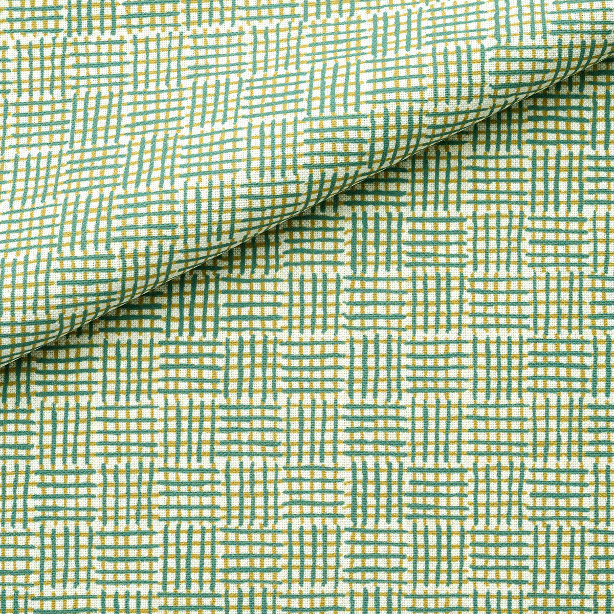 エリザ デフォッセ 菊地 デザイン Duo 生地 カーキグリーン – トレファトレファ